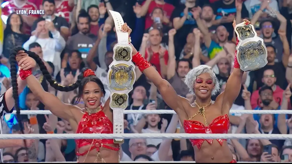 Jade Cargill & Bianca Belair Win WWE Women's Tag Team Titles At Backlash